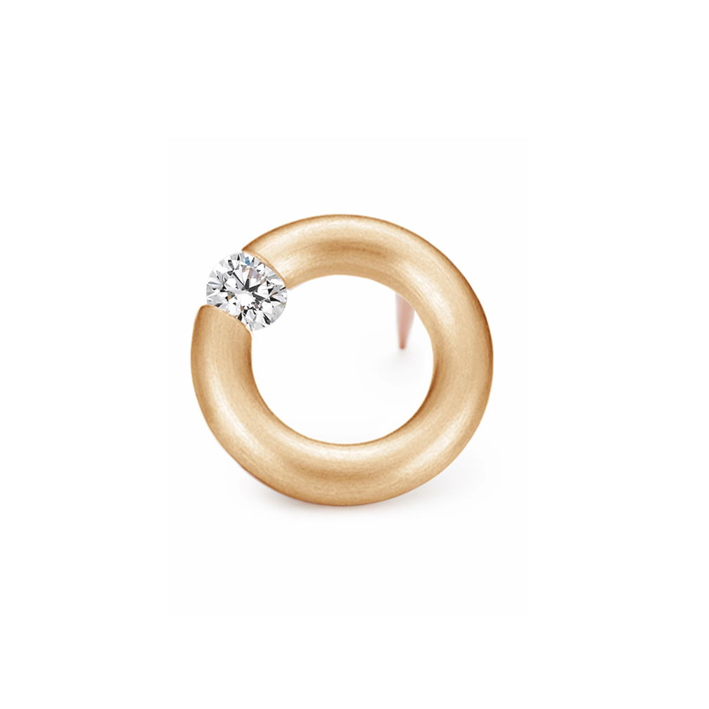 Niessing Spannring® Bouton | 12 | Au 750 | Fine Rose | Satin | VS2 | G ...