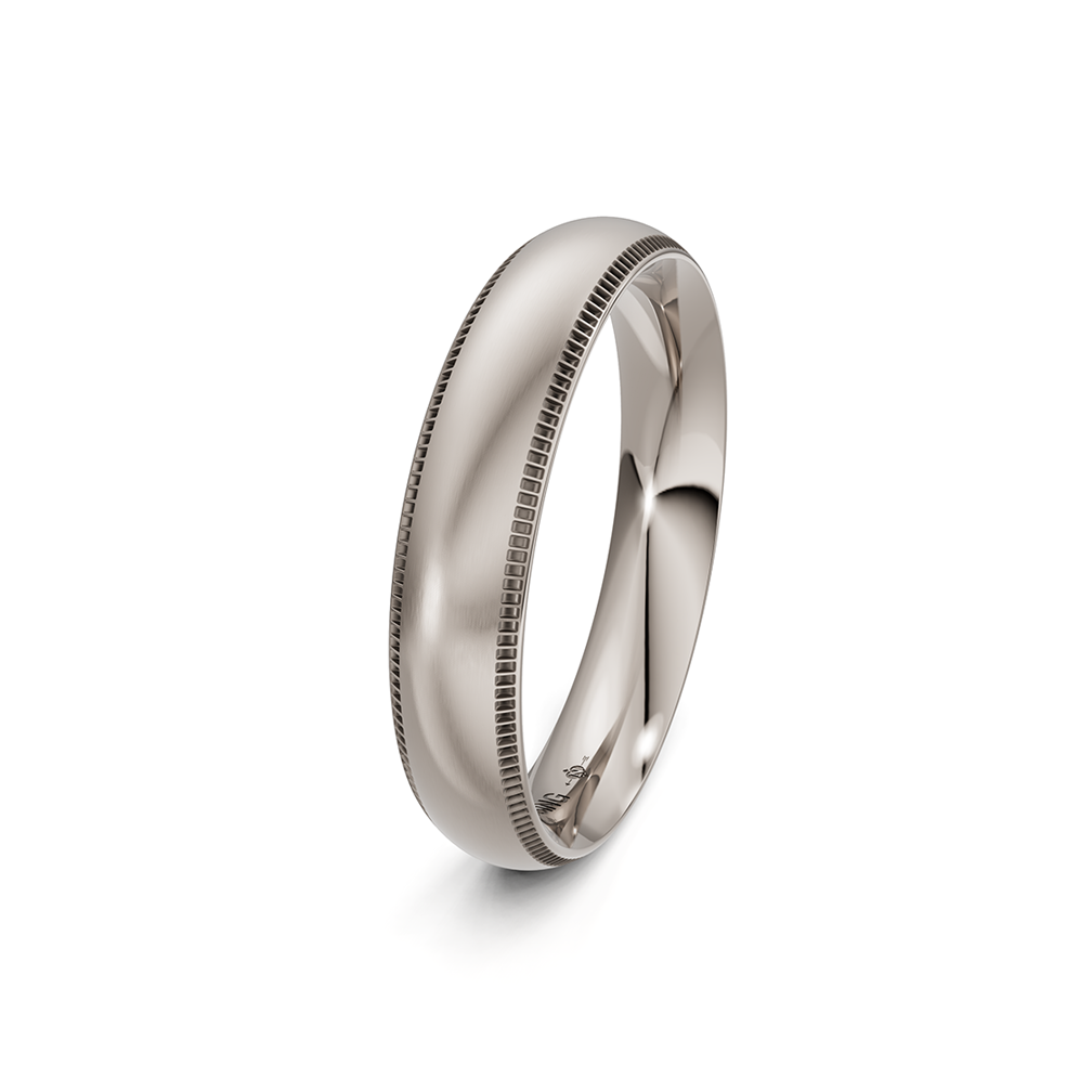 Niessing Art Déco konkav | 4 | 1,8 | 1,8 | 0 | Au 750 | Fine Gray | Satin | 4 | 0 ...