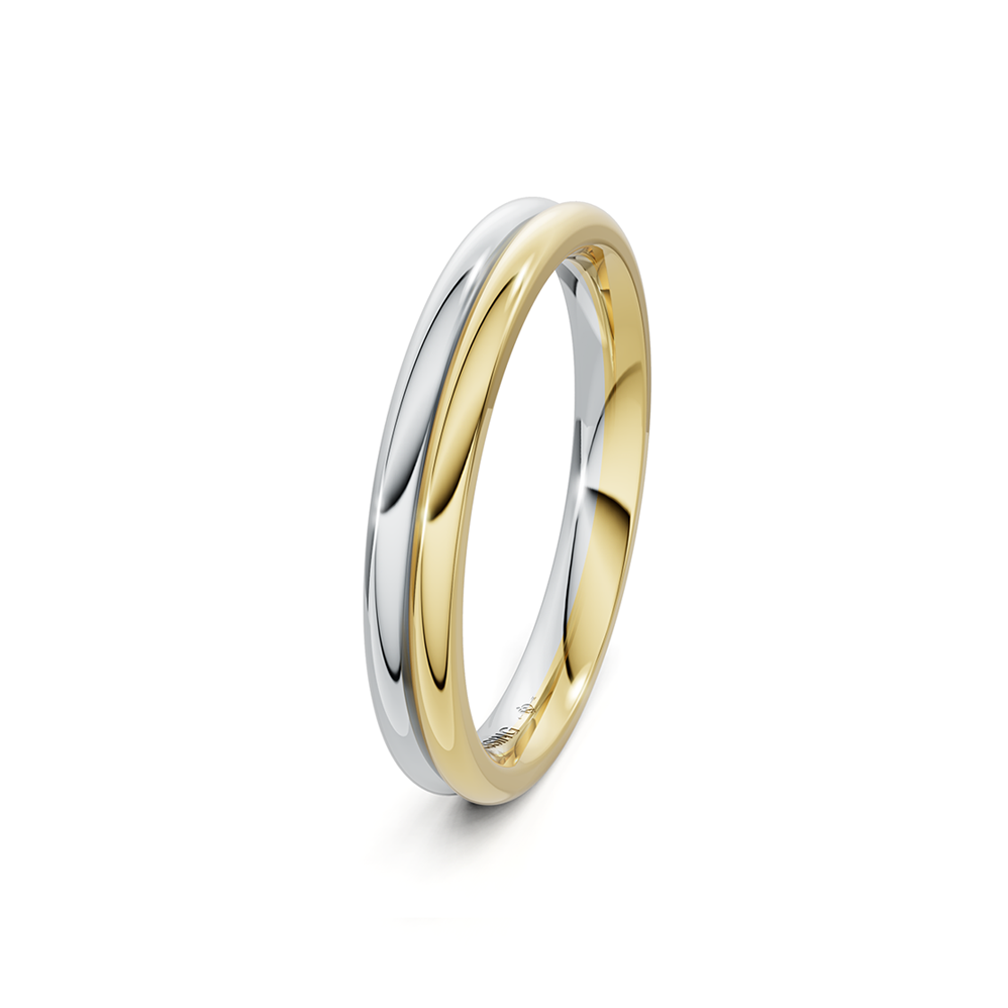 Niessing Art Déco concave | 3 | 1,5 | 1,5 | 0 | Pt 950 | Platinum ...